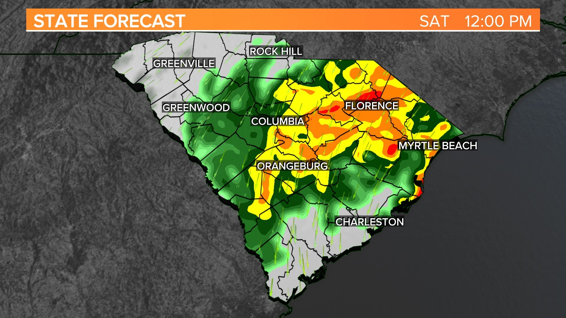 Memorial Day weekend weather in South Carolina will be wet, windy ...