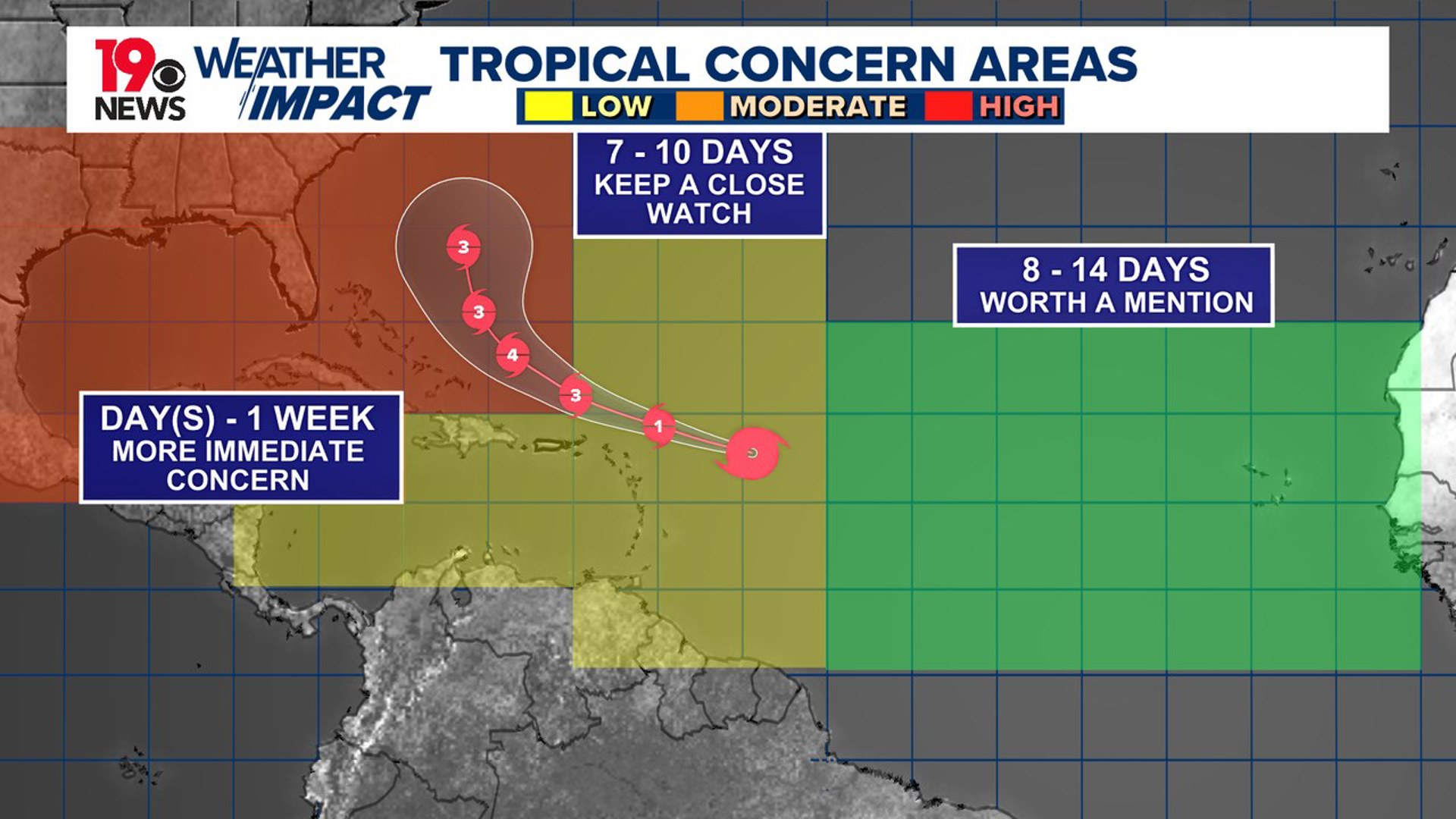 Erin forecast to become the first hurricane of the season today | cbs19.tv