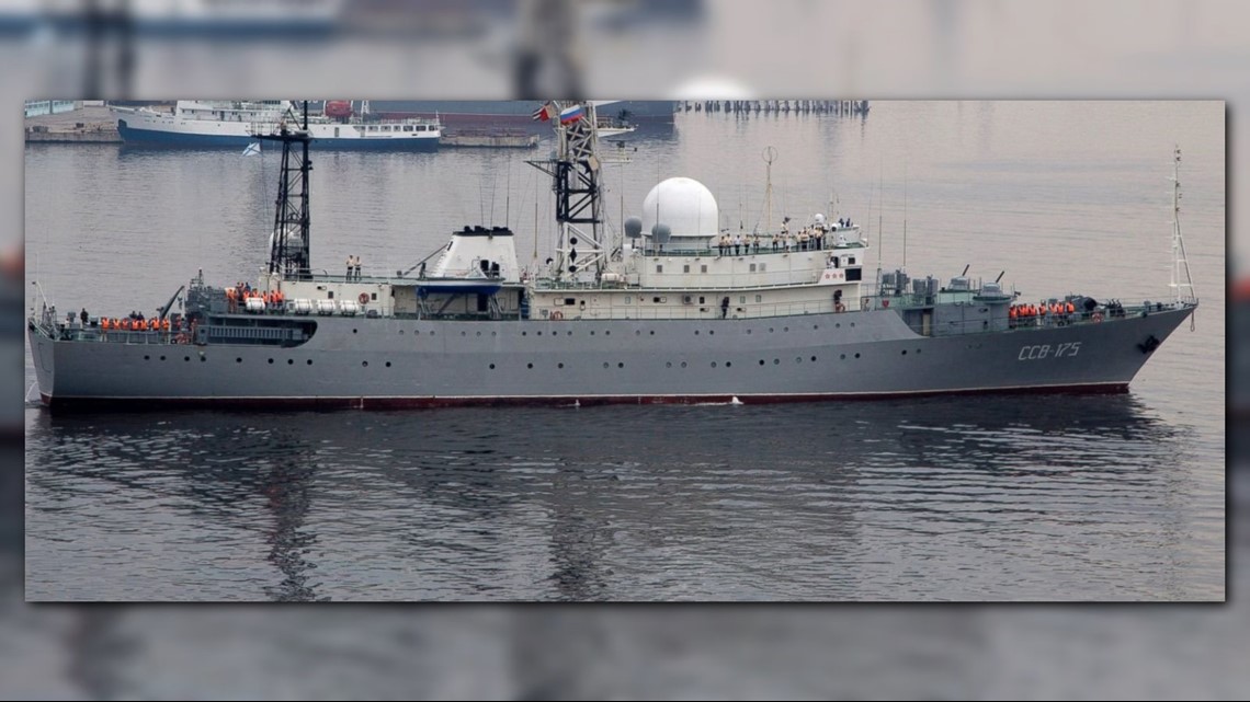 Russian spy ship 'lurking' off US coast | cbs19.tv