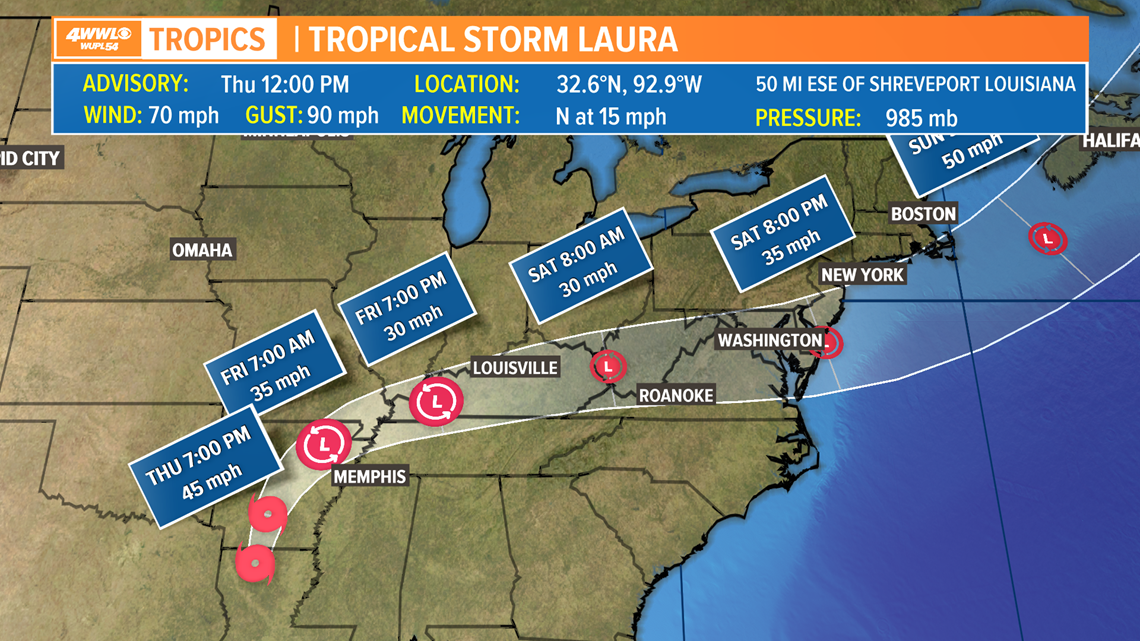Hurricane Laura landfall: Here's where the storm is going next | cbs19.tv