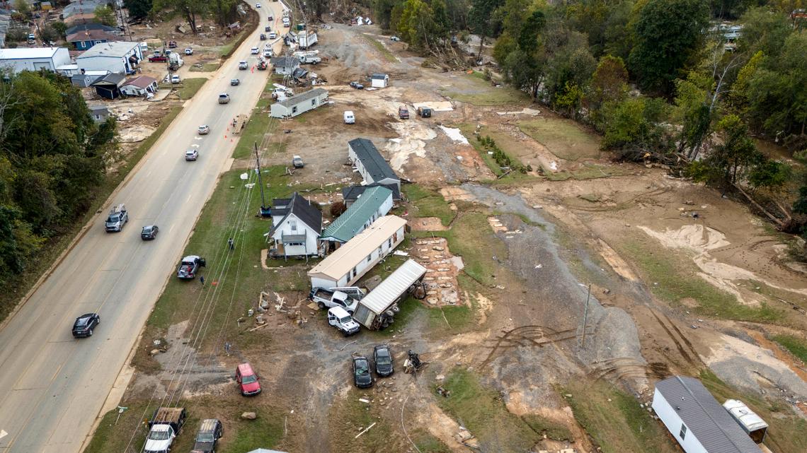 Hurricane Helene impact update Western North Carolina Georgia | cbs19.tv